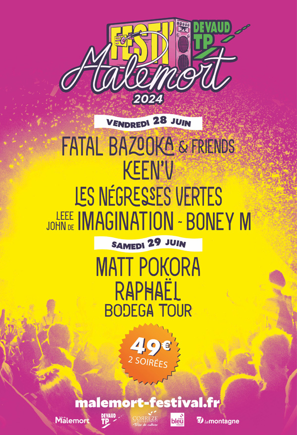 Festi'Malemort 2024, programme | Tourisme Corrèze