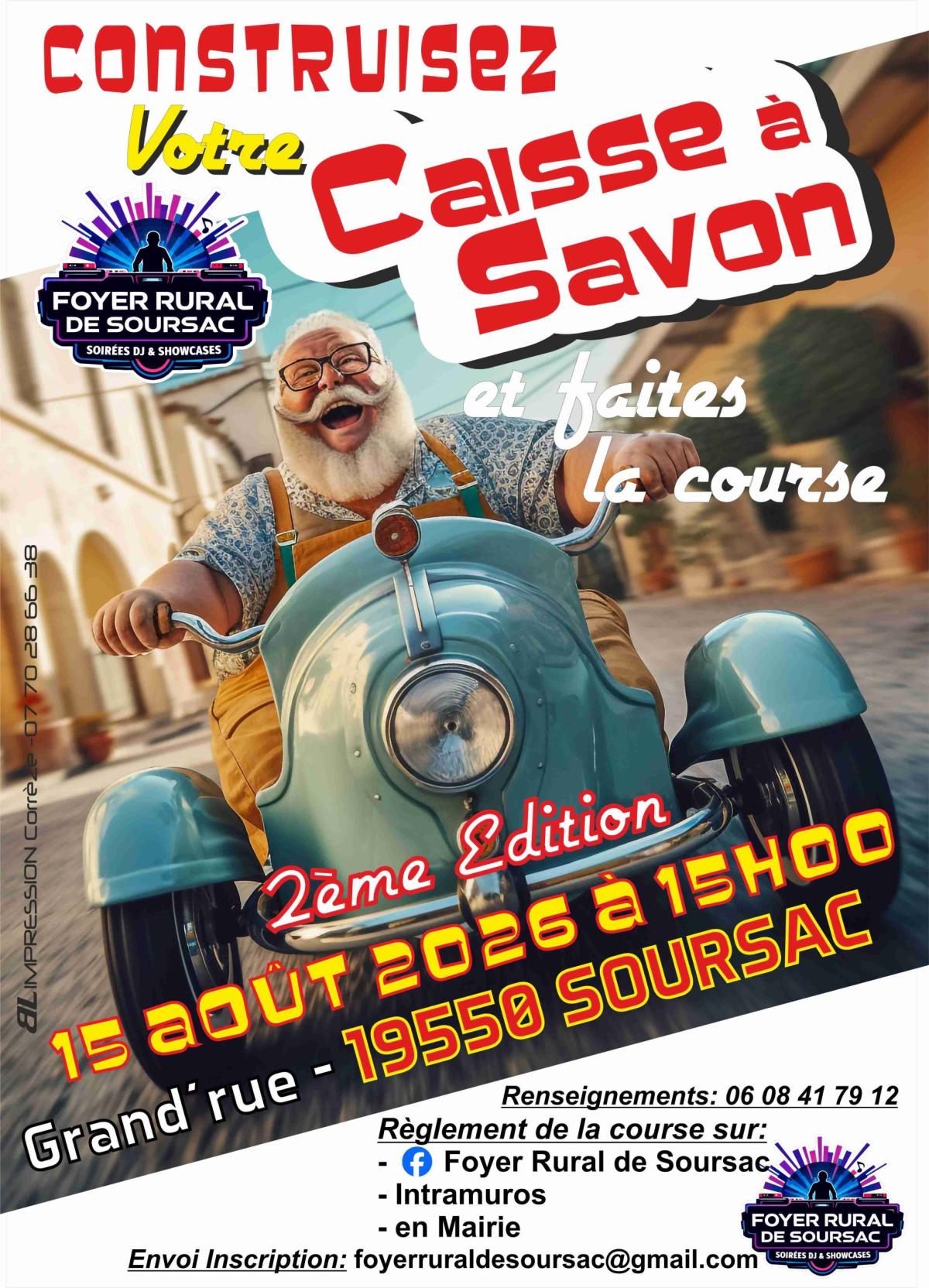 "Roule ta caisse" course de caisses à savon - SOURSAC - Fêtes et ...